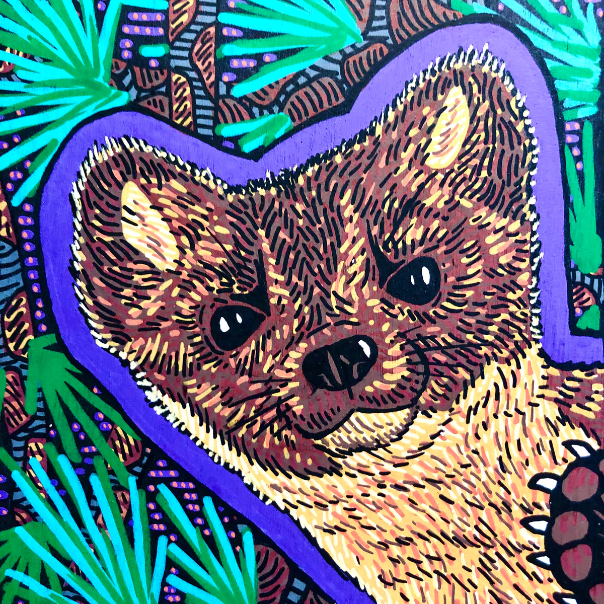 PINE MARTEN: PORTRAIT *sold* – nateuddart.com